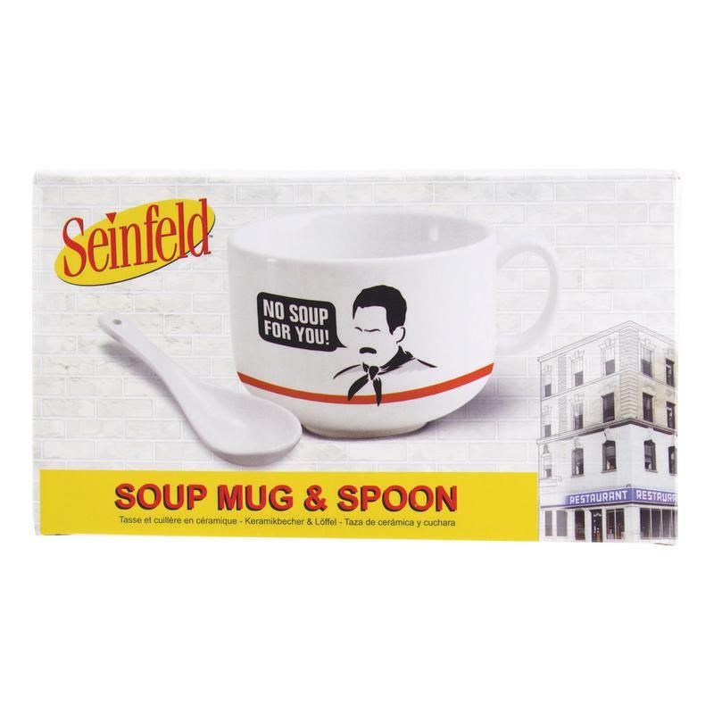 Taza grande con cucharilla Seinfeld – ArticoliPTY